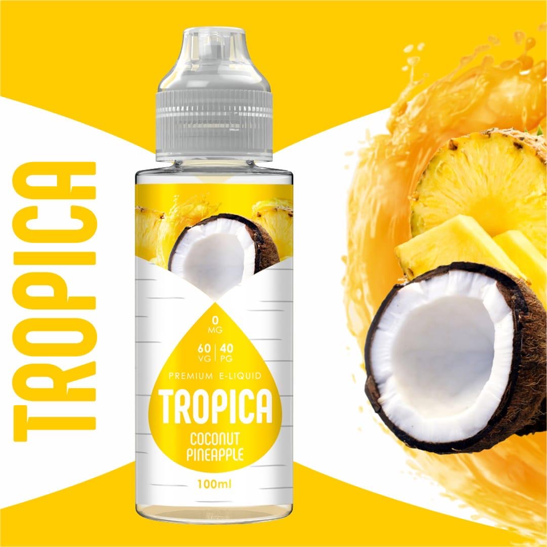 Coconut Pineapple E Liquid by Tropica — MyShishaPen